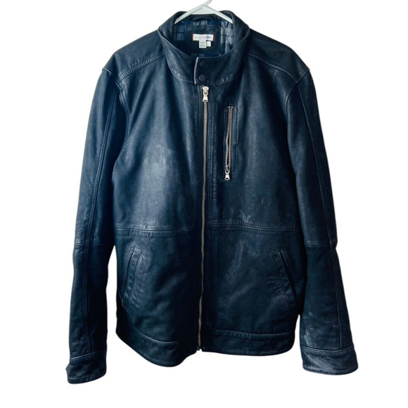 Carbon 2 Cobalt Leather Jacket